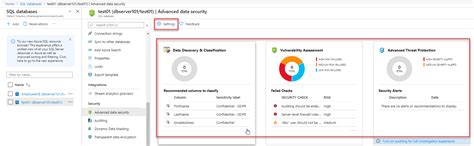 Azure Sql Basics Advanced Data Security Harvesting Clouds
