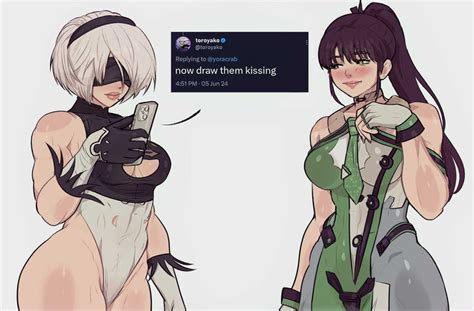 B And Eve Nier And More Drawn By Yoracrab Danbooru