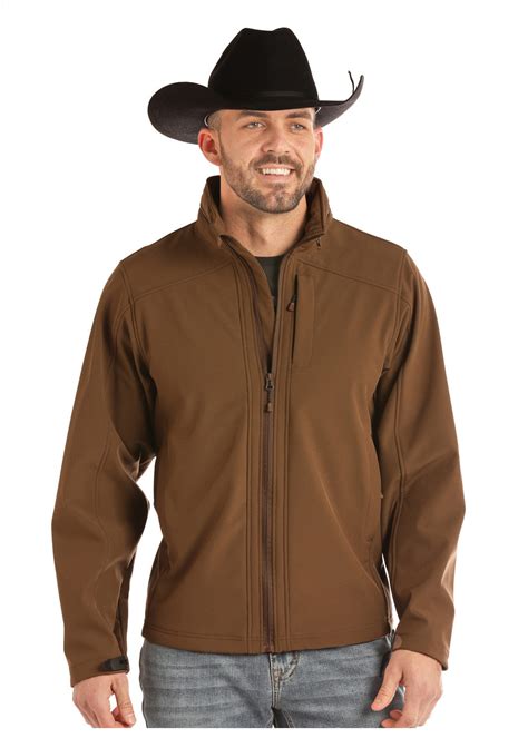 Powder River® Mens Performance Zip Front Softshell Jacket Solanos