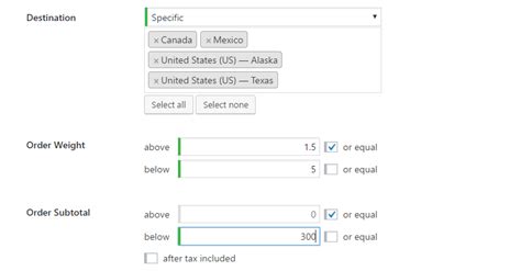 Weight Based Shipping For Woocommerce