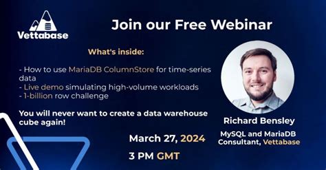 Vettabase Ltd On Linkedin Mysql Mariadb Columnstore Database