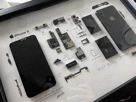 Studio Grid S Grid X Frame With Disassembled IPhone X Is The Perfect Gift For Tech Lovers IOS