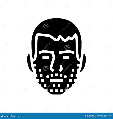 Stubble Beard Young Man Before And After Shaving Cartoon Vector