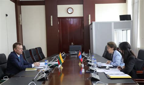 Монгол Литва улсын Гадаад харилцааны яам хоорондын Улс төрийн зөвлөлдөх уулзалт болов