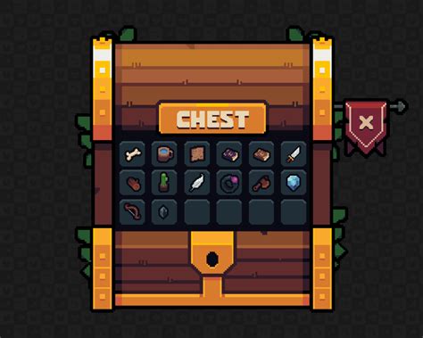 Adventure Ui Ui Pixel Art Asset Pack