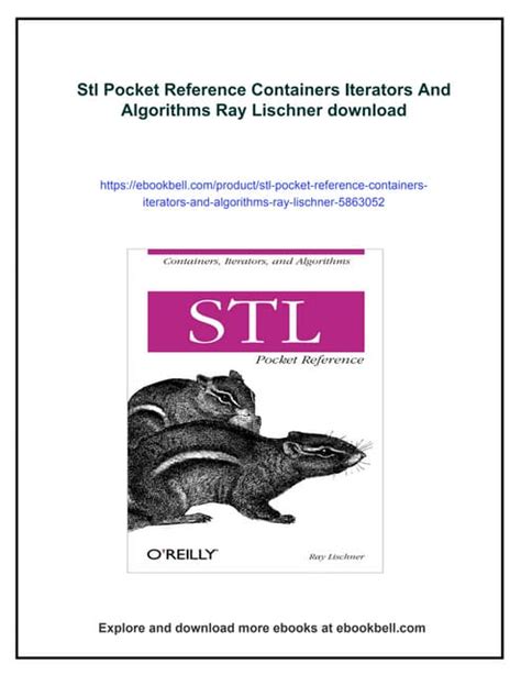 Stl Pocket Reference Containers Iterators And Algorithms Ray Lischner Pdf