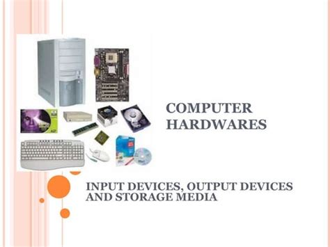 Inputoutput And Storage Devices Pptx Data Storage And Warehousing