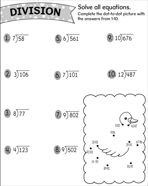 Division With Remainders Workbook