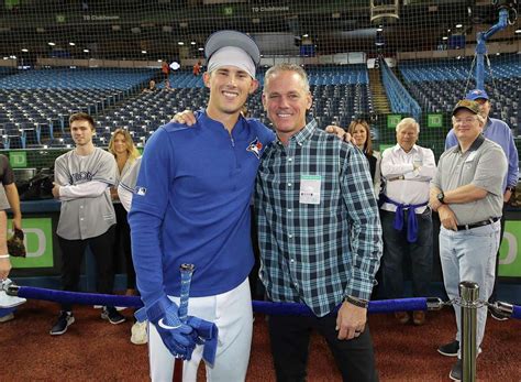 Like Father Like Son Cavan Biggio Hits For Cycle
