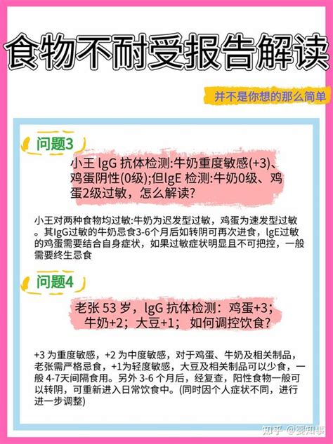 食物不耐受检测常见问题解答 知乎