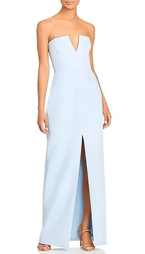 New Bcbg Maxazria Strapless V Neck Gown Maxi Dress Sz 12 880000270807