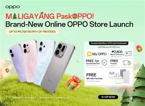 Oppo Online Store Now Official In Ph Offers Php 2800 Voucher For