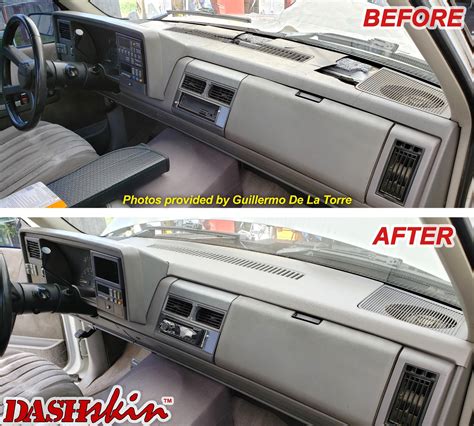 19881994 Gm Truck Dash Cover W Defrost Louvers Made In Usa Dashskin