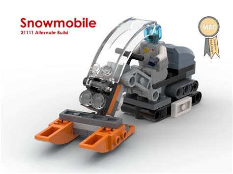 Lego Moc Snowmobile 31111 Alternate Build By Macharius Rebrickable Build With Lego