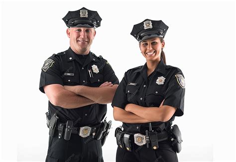 Premium Photo Photo Of Male And Female Police Officers