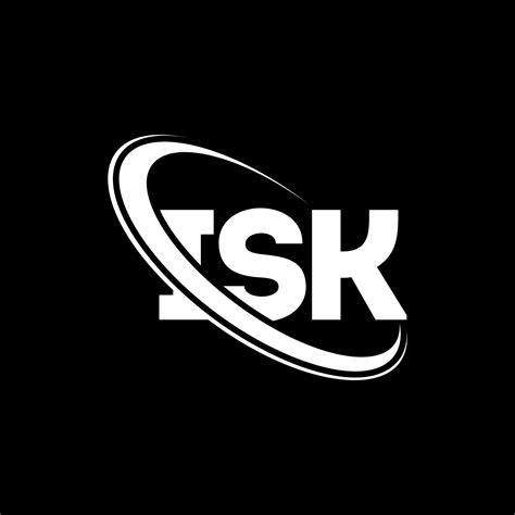 logotipo de isk es una carta diseño del logotipo de la letra isk Logotipo de las iniciales