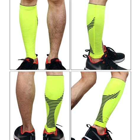 Badu Bg 1 бр Компресионни ръкави за прасеца за мъже и жени Поддръжка на ръкави за крака и шини