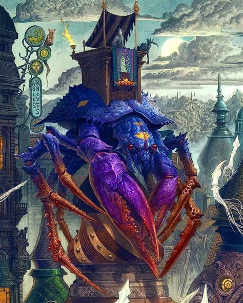 Giant Fiddler Crab On The Roof Lugares De Fantasía Bestias