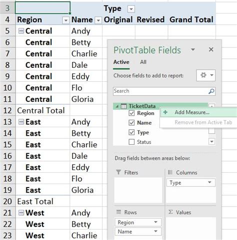 Excel Reporting Text In A Pivot Table IMA