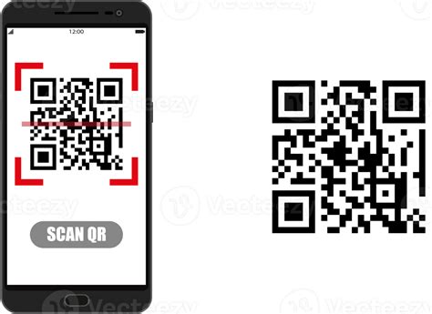 QR Code Scanning By Mobile Phone PNG