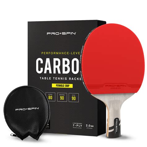 Pro Spin Ping Pong Paddles Penhold Grip Premium Table Tennis