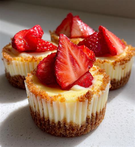 Mini Strawberry Cheesecakes 5 Steps To Dessert Bliss Vihaad Recipes