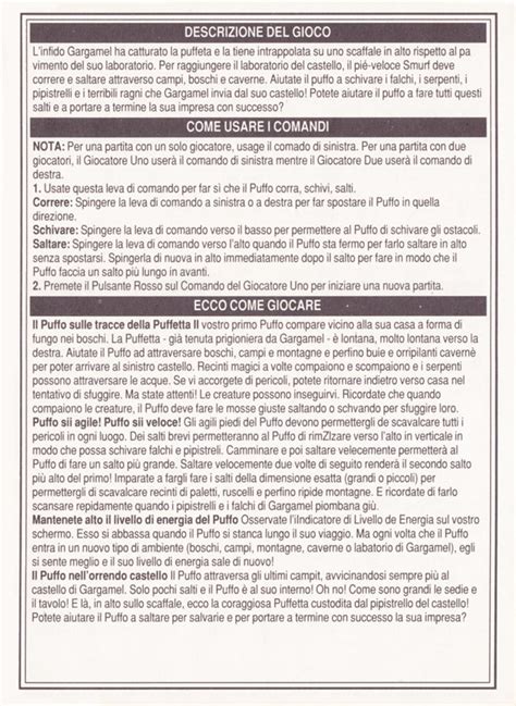 Atari 2600 Vcs Smurf Scans Dump Download Screenshots Ads Videos