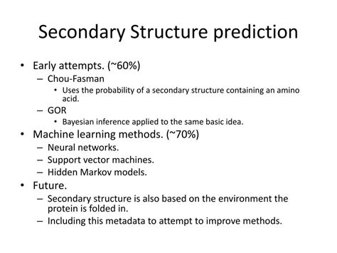 PPT Protein Structure Prediction PowerPoint Presentation Free Download ID