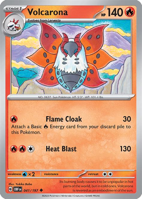 Volcarona Pokémon Detail