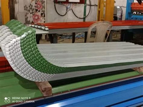 Blue Aluminum Cc Profile Sheet Crimping Curve Sheet Residential