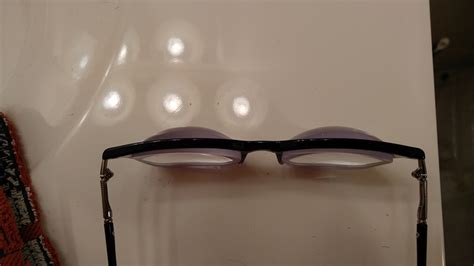 Self Portrait Through High Plus Glasses Vision And