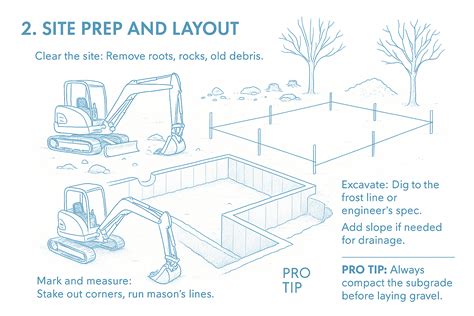 Foundation Wall Construction Step By Step