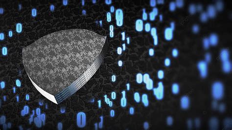 Binary Code Shield A Symbolic Representation Of Cybersecurity