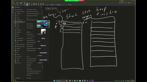 031025 Cosc 1337 String Addressing Overview Of Stack And Heap Youtube