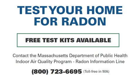 Radon Massachusetts Department Of Public Health
