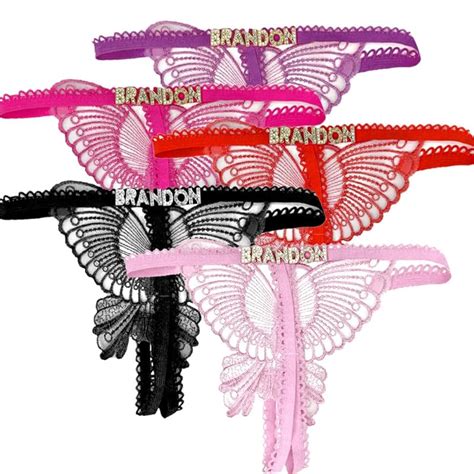 Custom Name Thong Sexy Personalized Thongs With Names For