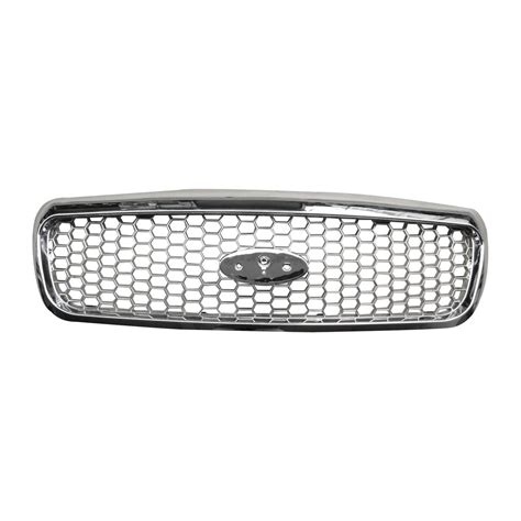 Ford Crown Victoria 2001 07 Grille Pfm 0121c Chrome Honeycomb