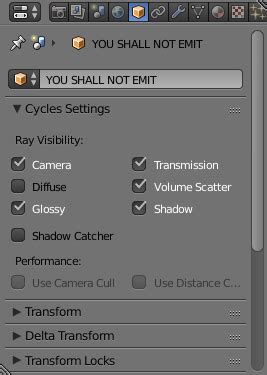 Materials Making An Emission Shader Which Does NOT Cast Light Blender Stack Exchange