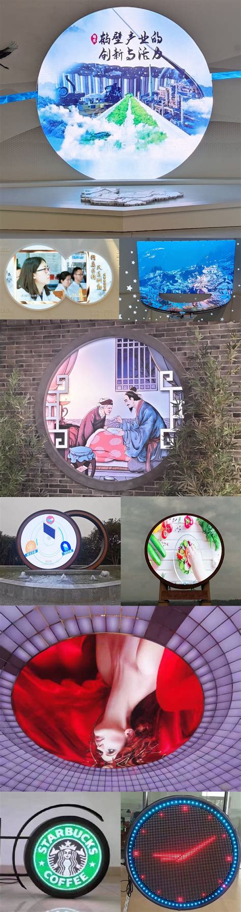 P6 Indoor Circular Round Led Display Module Circle Led Screen Display