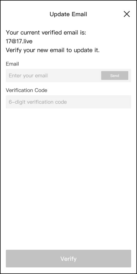 Email Verification 17live