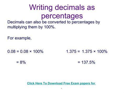 Calculate Percentage Change PPT