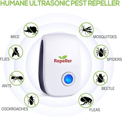 19 6 Ultrasonic Pest Bug Repeller 4 Pack Repellent Plug In Indoor For Roach Spider Ants Insect