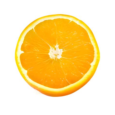 Half Cut Orange Orange Slice Healthy Food Clipping Path 9588766 Png