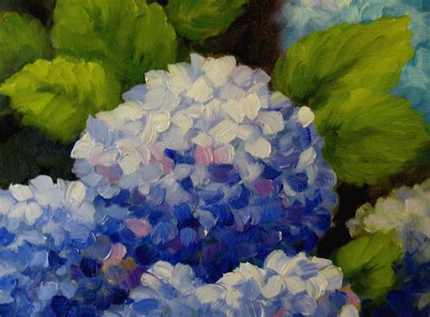 Nels Everyday Painting Hydrangea Quick Sketch