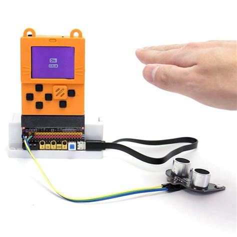 meowbit codable console for microsoft makecode arcade er mib07540m orange