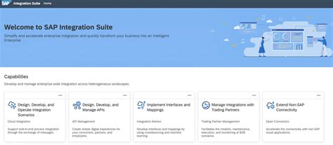 Introduction To SAP CPI And Integration Suite SAP Integration Hub