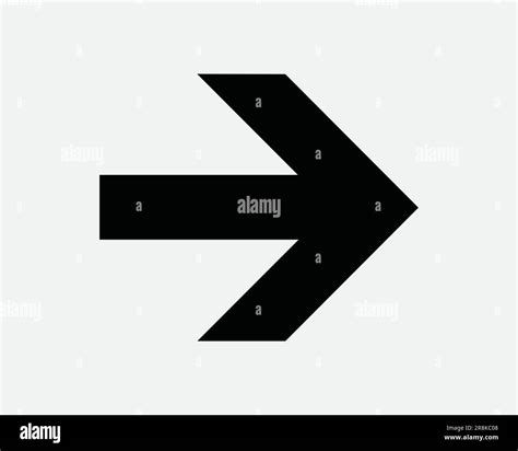 Right Arrow Point Icon Route Navigation Path Direction Next Skip Forward Progress Black White