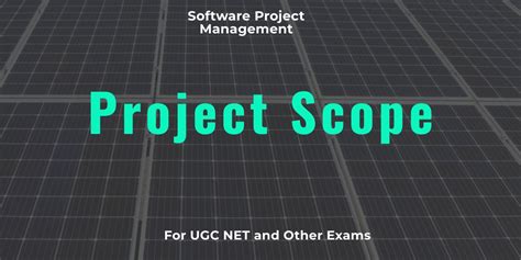 Project Scope