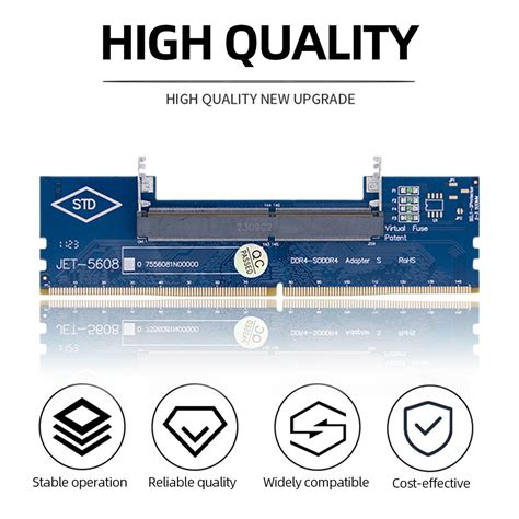 Laptop To Desktop Memory Adapter Ddr3 Ddr4 Ddr5 Connector Card Memory Laptop To Desktop Memory Adapter Ddr3 Ddr4 Ddr5 Connector Card Memory