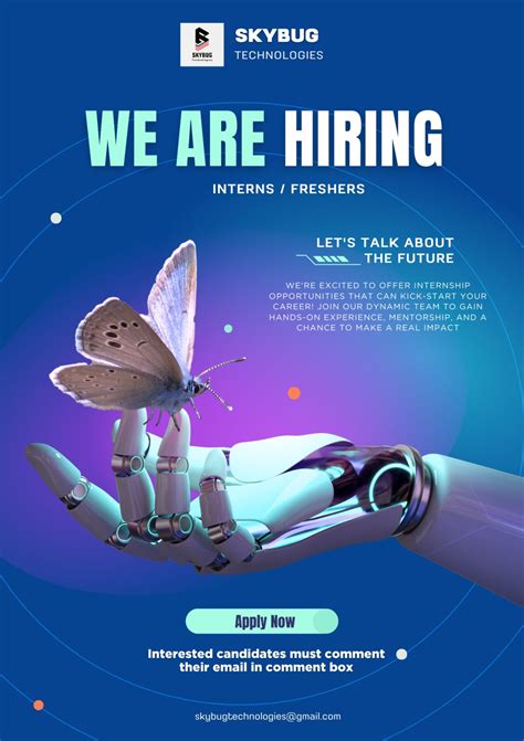 Skybug Technologies On Linkedin Skybugs Hiringinterns Freshers
